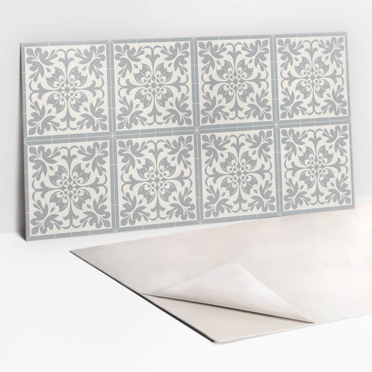 Mercer41 Briella 50cm x 100cm PVC Field Tile in Gray | Wayfair.ie